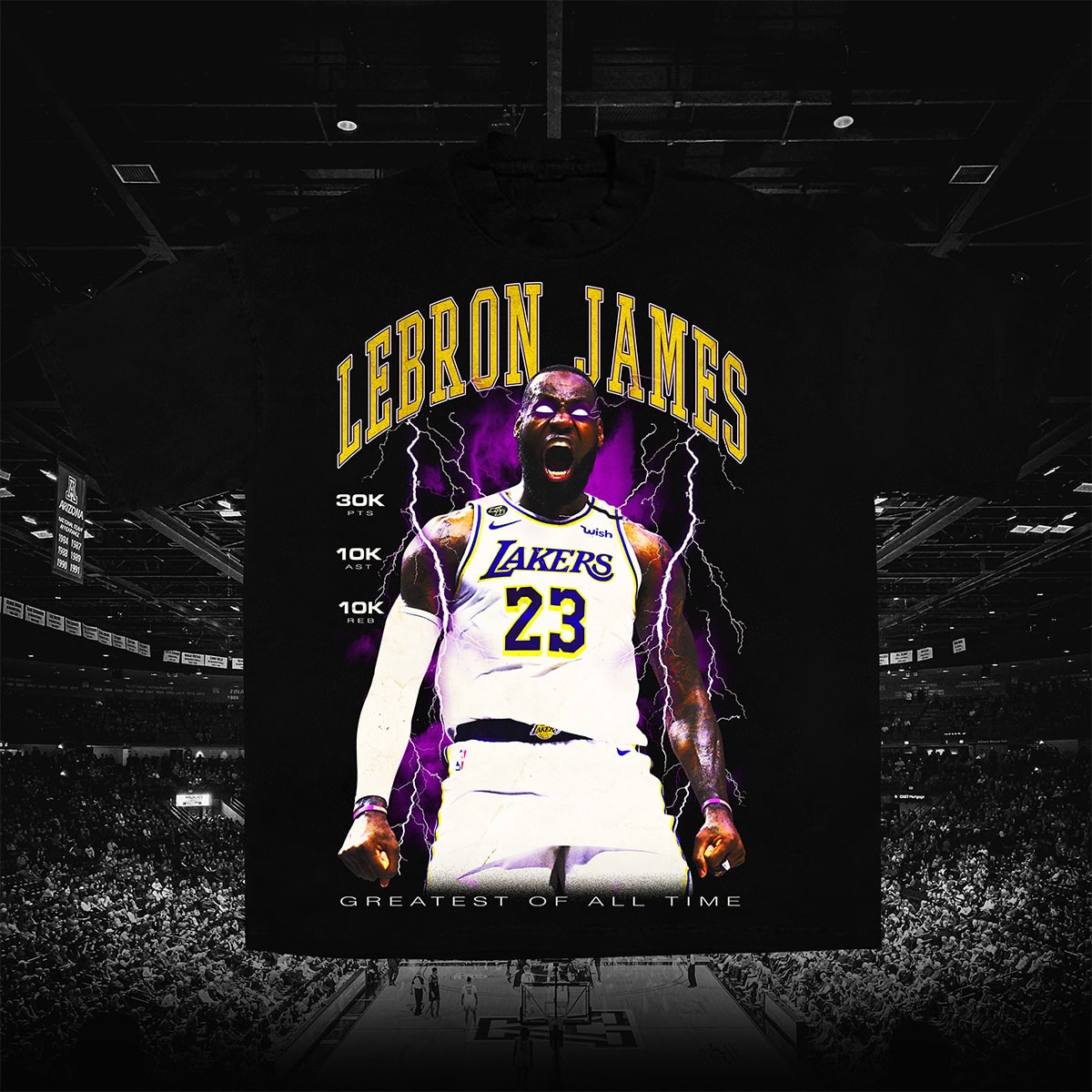 LeBron James Tee | Shop NBA Tees in India | Graphic Tees by Mink Street