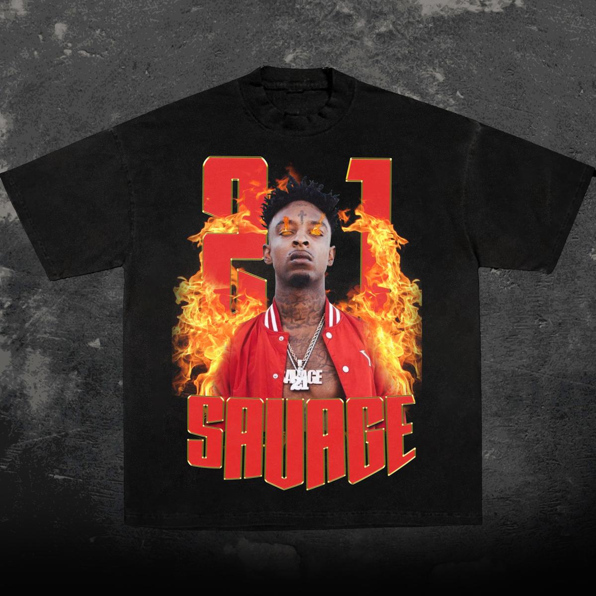 Buy 21 Savage Oversized T-Shirt in India | Hip-Hop Tees | Culture Tees ...