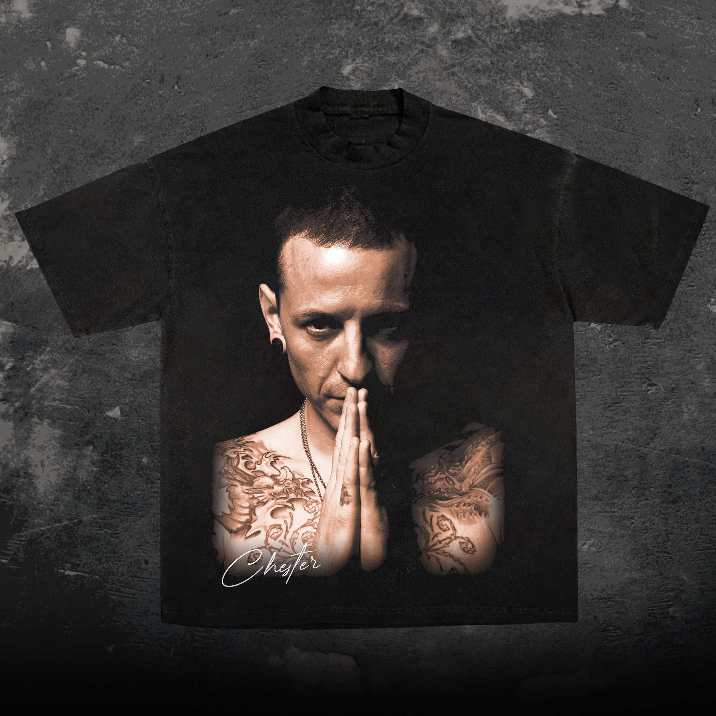 Buy Chester Bennington Oversized T-Shirt in India | Hip-Hop Tees ...